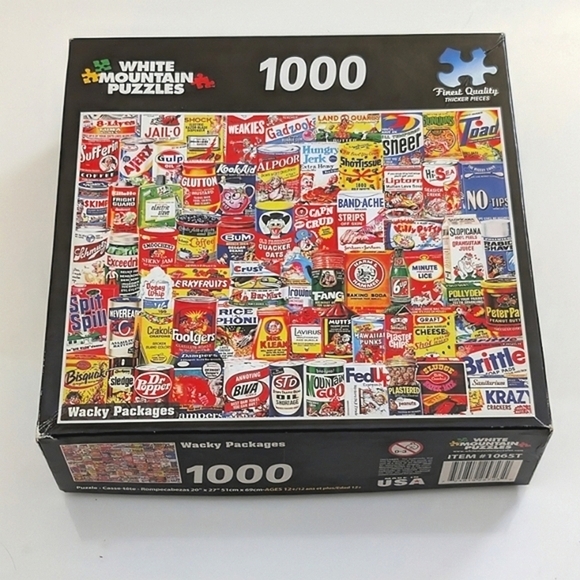 Wacky Packages | Games | Wacky Packages White Mountain 00 Piece Jigsaw ...